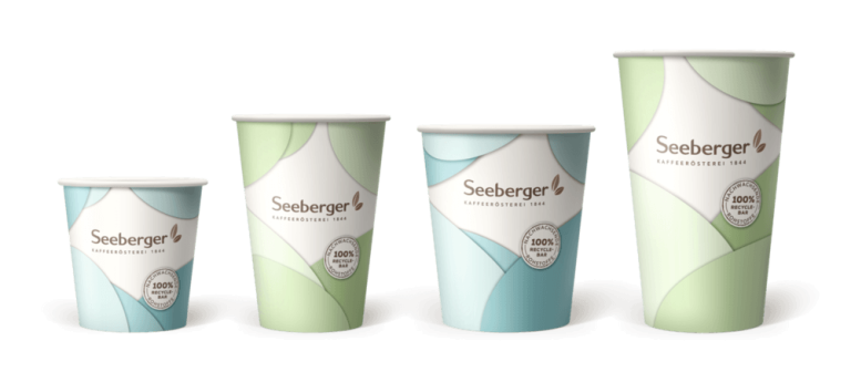 Neues Becher-Design für to go-Becher - Seeberger Professional
